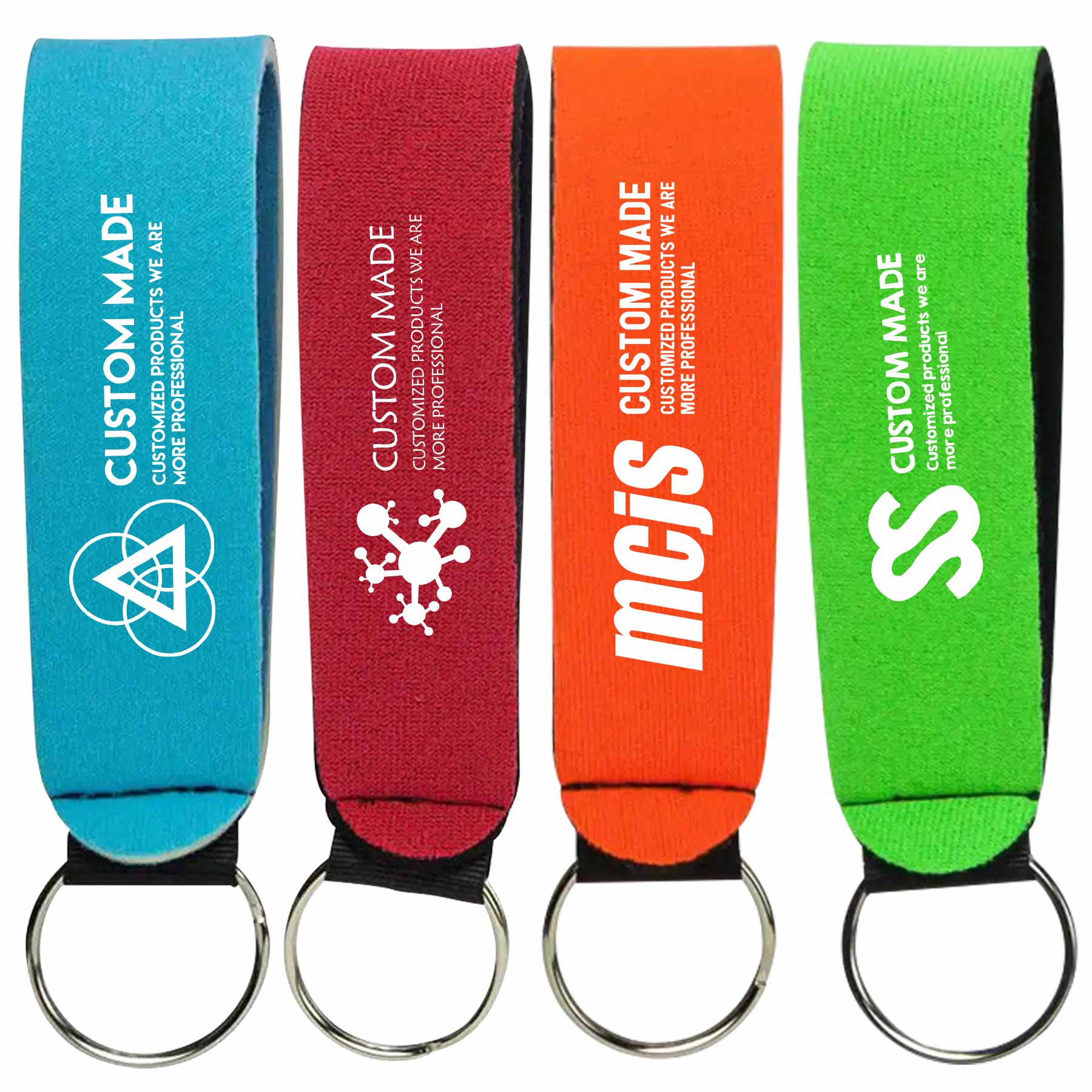 Neoprene Strip Keychain
