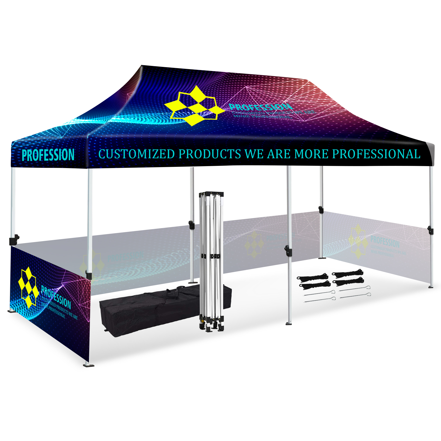 10' x 20' Sublimation Pop-up Canopy