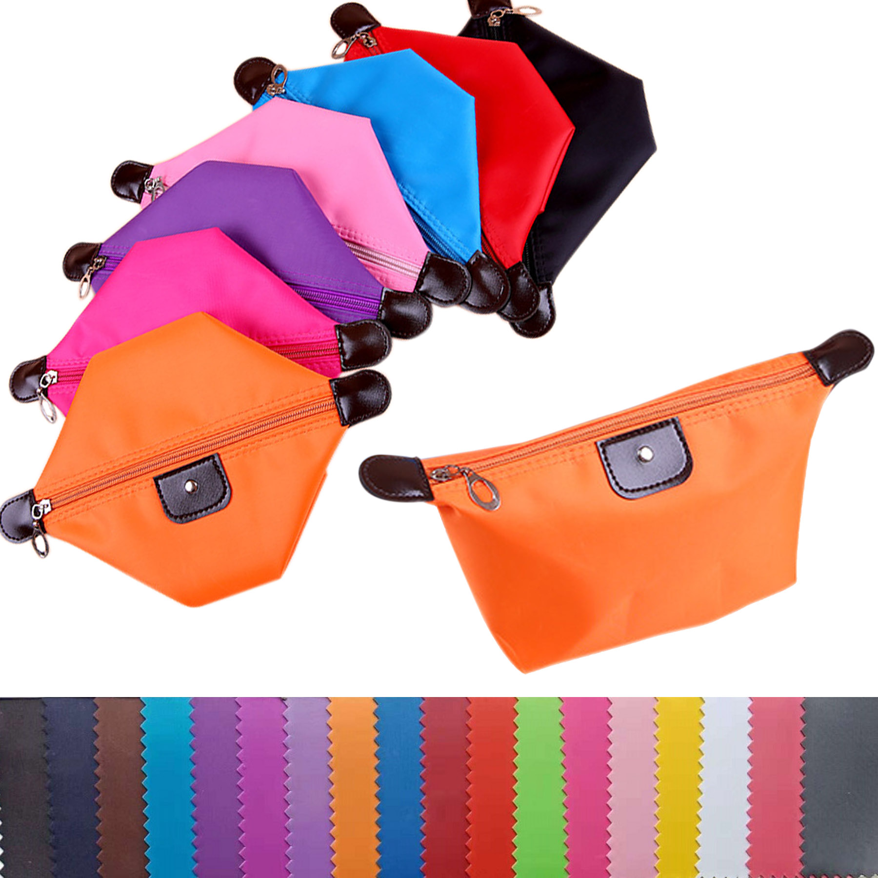 Dumpling Shape Waterproof Portable Cosmetic Bag